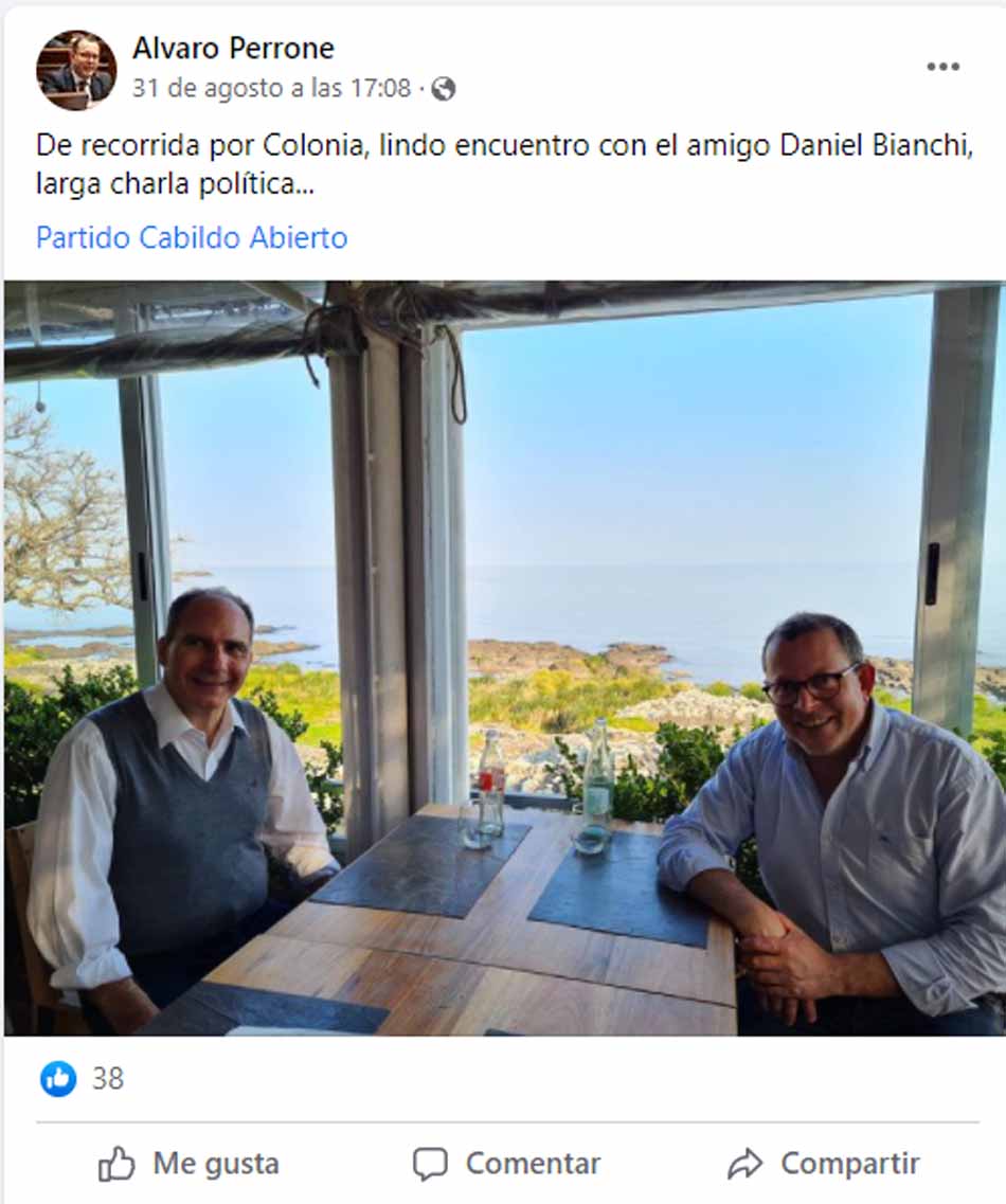 Daniel Bianchi reaparece y es noticia: a Cabildo Abierto, directo ...