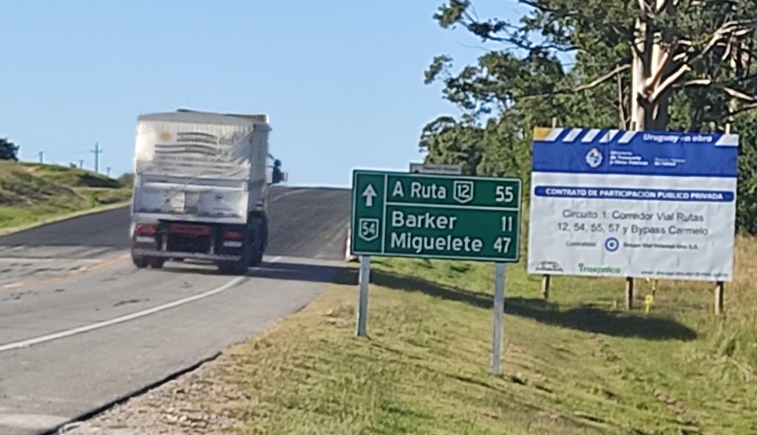 Ruta 54: MTOP inició obra de carpeta asfáltica – Política UR30